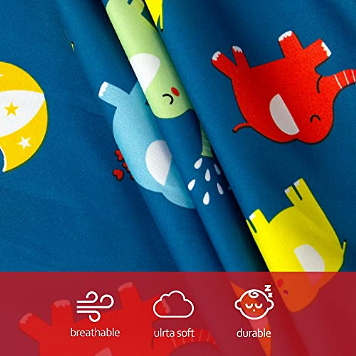 Nursing Pillow Cover with Elephant Print for Baby Boys or Girls, Snug Fits Boppy Nursing Pillows, Soft Breastfeeding Nursing Pillow Slipcovers, for Breastfeeding Moms