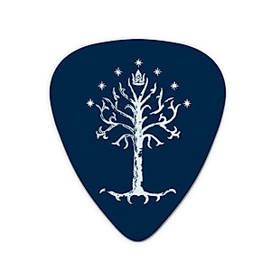THE LORD OF THE RINGS Tree of Gondor Novelty Guitar Picks Medium Gauge - Set of 6