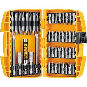 DEWALT Screwdriver Bit Set with Tough Case, 45-Piece (DW2166)