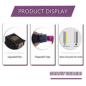 NineLeaf Remanufactured High Yield Ink Cartridge Compatible for Canon PG-210XL PG-210 XL PIXMA iP2700 MX320 MP495 IP2702 MP230 MP240 MP250 MP280 (401 Pages, Ink Level Indicator) (Black,1 Pack)