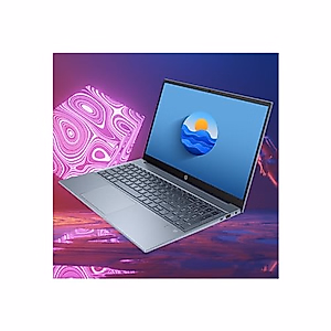 HP Latest Pavilion 15z Laptop, 15.6" FHD Touchscreen, AMD Ryzen 7 7730U (Beats i7-1355U), 32GB RAM, 1TB SSD, Webcam, HDMI, Backlit Keyboard, Fingerprint Reader, Wi-Fi 6, Windows 11 Home, Blue