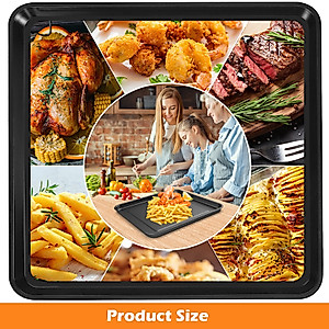 Air Fryer Grill Pan for Ninja Foodi SP101 Digital Air Fryer Countertop Oven, 13 * 13'' Air Fryer Grill Plate Crisper Plate Rack Accessories Replacement Parts Tray for Ninja Foodi SP100 SP1001C SP201
