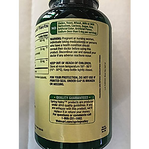 Spring Valley Turmeric Curcumin with Ginger Powder 250 Capsules