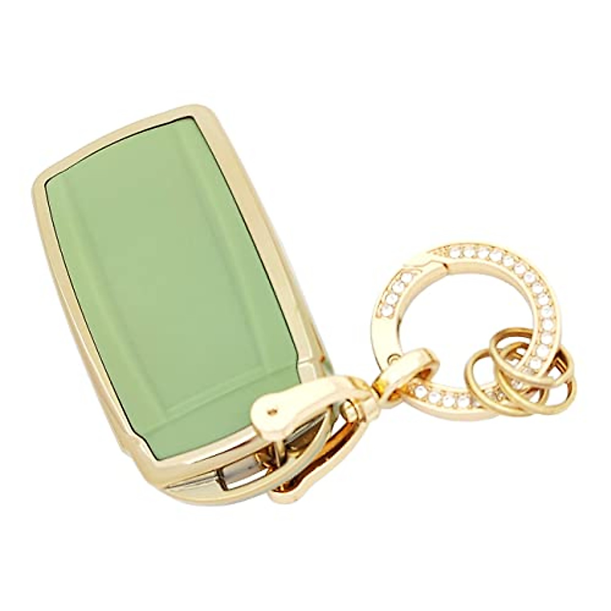 Key Fob Cover for Acura with Keychain Soft TPU Car Key Shell Case Protector Compatible with Acura ILX MDX RLX TLX NSX RDX (Green)