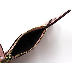 Cute Travel PU Leather Student ID Card Holder Animal Shape Neck Bag Wave Dot Wallet Coin Purse for Women Teens Girls