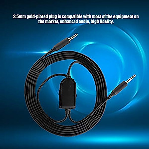 A10 Headphone Audio Cable, 6.56ft 3.5mm Replacement Headphone Audio Cable Cord for Astro A10/A40 Head-Mounted Gaming Headset with Tuning