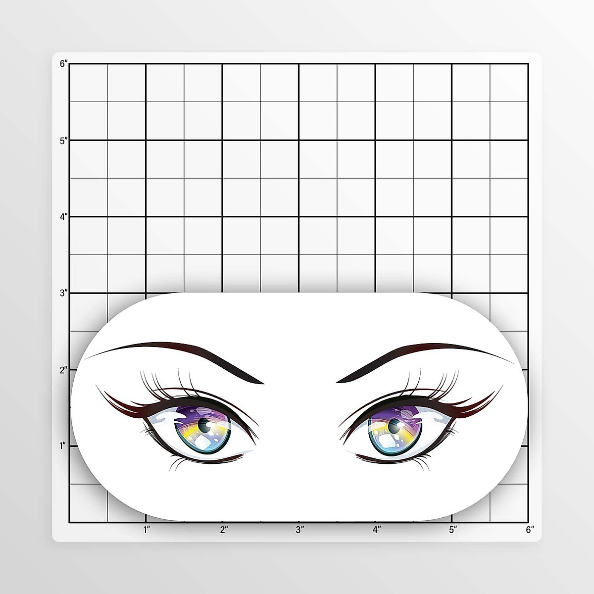 VR Headset Controller Decal Sticker -Front Eyes Skin - Black and White Sexy