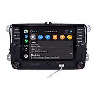 Amzparts RCD330 Carplay MIB Car Radio Replacement for Golf 5 6 MK5 MK6 Tiguan CC Polo Passat 6RD 035 187B