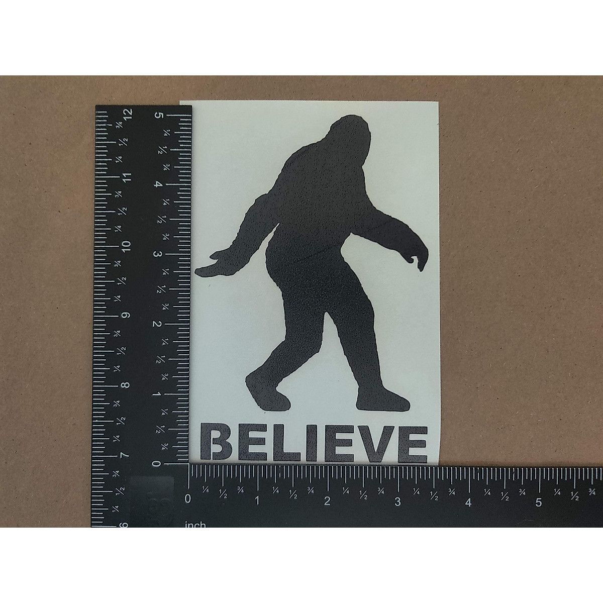 Sasquatch, Bigfoot, Hide and Seek Champion Decals (Black, Large ~5")