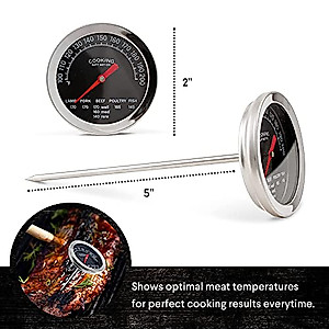 Wood Smoked BBQ Grill Set | Cooking Gifts & Grilling Gifts for Men | Gifts for Dad, Brother, Boyfriend, & Husband | Unique Barbeque Grill Accessories, 8-Piece Mens Gift Set, Outdoor Gifts