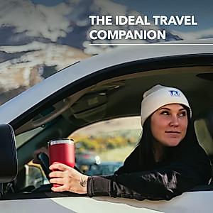 RTIC 20 oz Insulated Tumbler Stainless Steel Coffee Travel Mug with Lid, Spill Proof, Hot Beverage and Cold, Portable Thermal Cup for Car, Camping