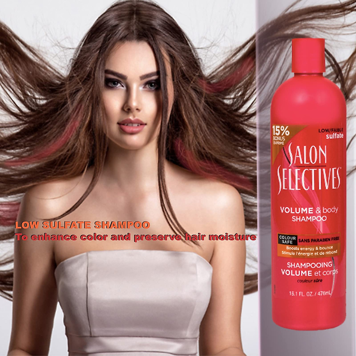 Salon Selectives Volume & Body Shampoo & Conditioner Set For Bouncy Full Hair