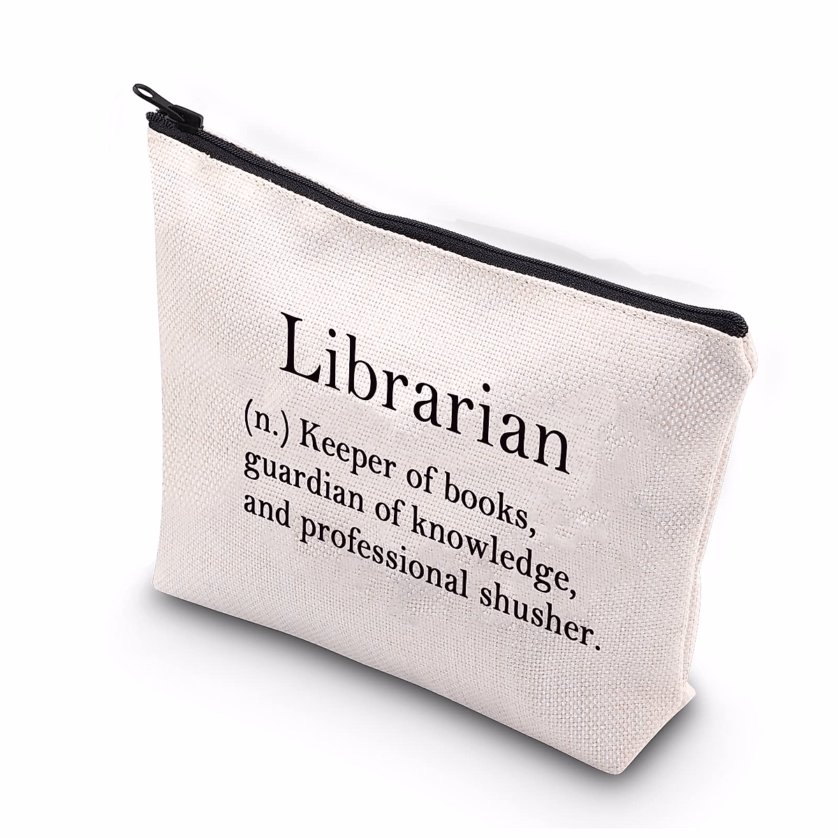 BDPWSS Librarian Cosmetic Bag School Librarian Retirement Gift Keeper Of Books Guardian Of Knowledge Librarian Definition Gift (Librarian bag)