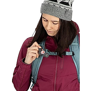 Osprey Glade 12L Ski and Snowboard Backpack with Hydraulics Water Reservoir, Celestine Blue