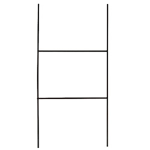 6-Pack Corrugated Plastic Yard Signs with Stakes 17x12 for Outdoor, Garage Sale Supplies, Estate Sale, Open House Poster Board, Birthday, Moving, Lawn, 4mm Thick, White Blank Surface Sheets