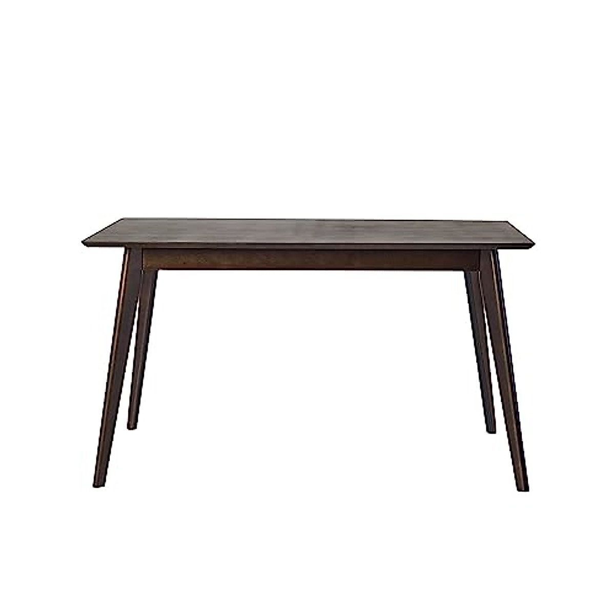 DAIVA CASA Pegasus Rectangular Wooden Dining Table Birch Small Dinner Table Solid Wood Kitchen & Dining Room Tables/Scandinavian Furniture Mid Century Modern Table Dining Room Table 47x30 inch