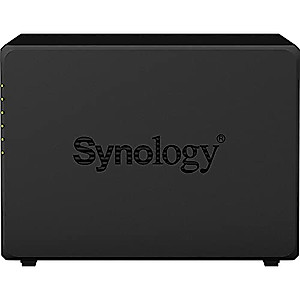 Synology DiskStation DS1520+ NAS Server with Celeron 2.0GHz CPU, 8GB Memory, 90TB HDD Storage, 1TB M.2 NVMe SSD, 4 x 1GbE LAN Ports, DSM Operating System
