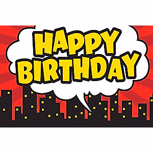 Teacher Created Resources Superhero Happy Birthday Postcard (5605)
