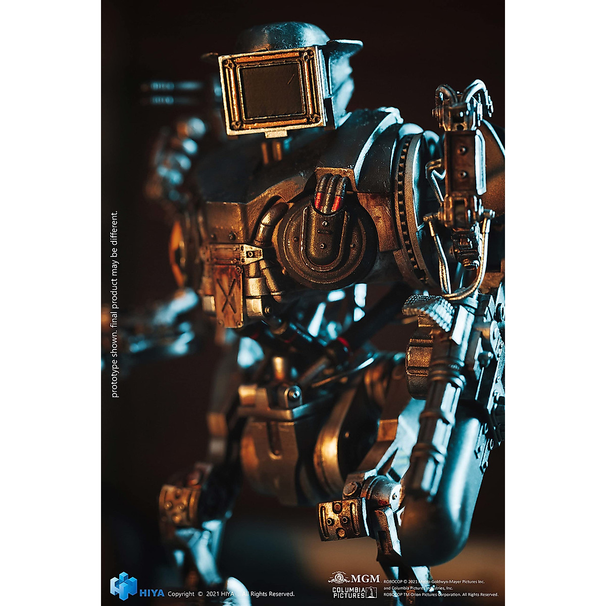 Hiya Toys Robocop 2: Battle Damaged RoboCain 1:18 Scale Action Figure Multicolor EMR0093