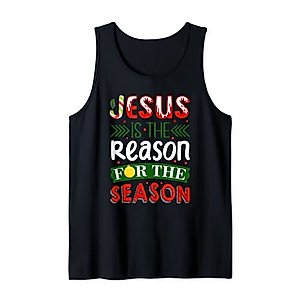 Christian Jesus The Reason Christmas Stocking Stuffer Gifts Tank Top