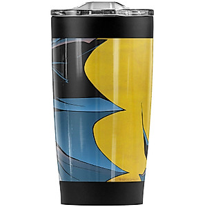 Batman Character Stainless Steel Tumbler 20 oz Coffee Travel Mug/Cup, Vacuum Insulated & Double Wall with Leakproof Sliding Lid