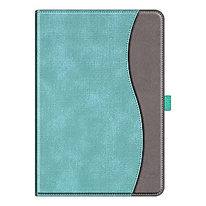 Fintie Case for All-New Amazon Fire HD 10 and Fire HD 10 Plus Tablet (Only Compatible with 11th Generation 2021 Release) - [Multi-Angle] Stand Cover with Pocket Auto Wake/Sleep, Turquoise