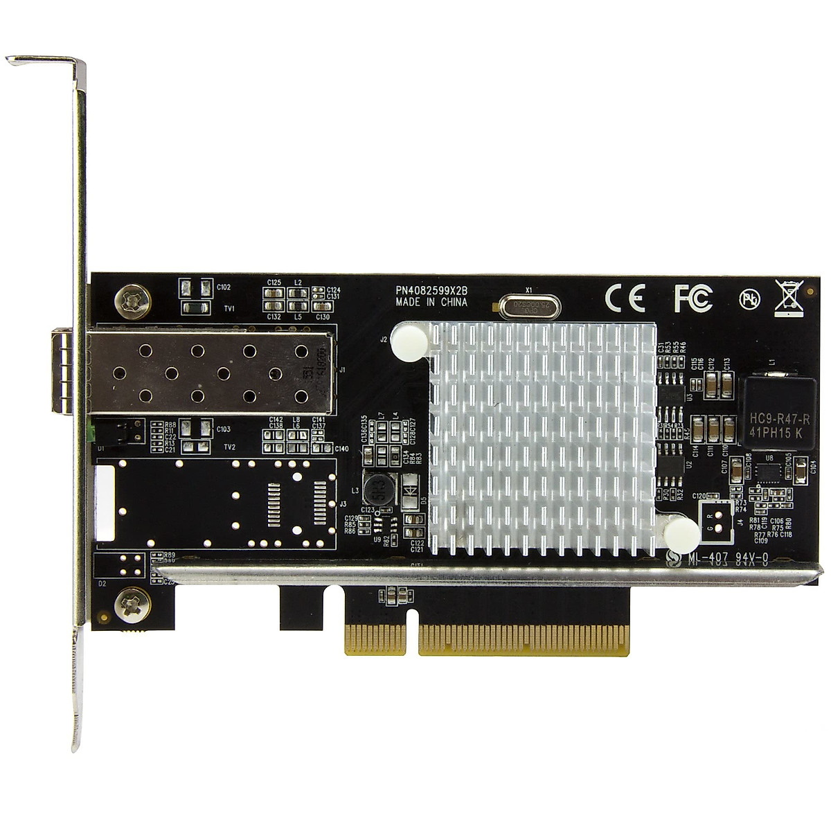 StarTech.com 10G Network Card - MM/SM - 1x Single 10G SPF+ Slot - Intel 82599 Chip - Gigabit Ethernet Card - Intel NIC Card (PEX10000SFPI)