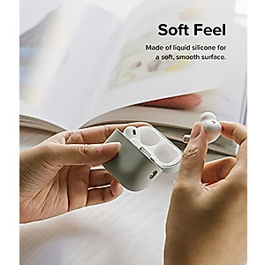 Ringke Silicone Case Compatible with AirPods Pro 2 Case, Slim Lightweight Cover Designed for AirPods Pro 2nd Generation Case - Seafoam