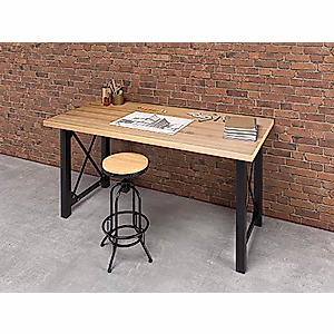 Big Bison Blocks Premium Kitchen Countertop, 60x30 Inch, Grade A Hard Maple, 1.5 Inch Thick Butcher Block