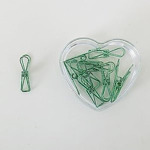 10PCs/Box Hollowed Out Design Metal Binder Clip Long Tail Clips Office Hand Book Folder Paper Organizer Stationery Fish Clip (Color : 10pcs)