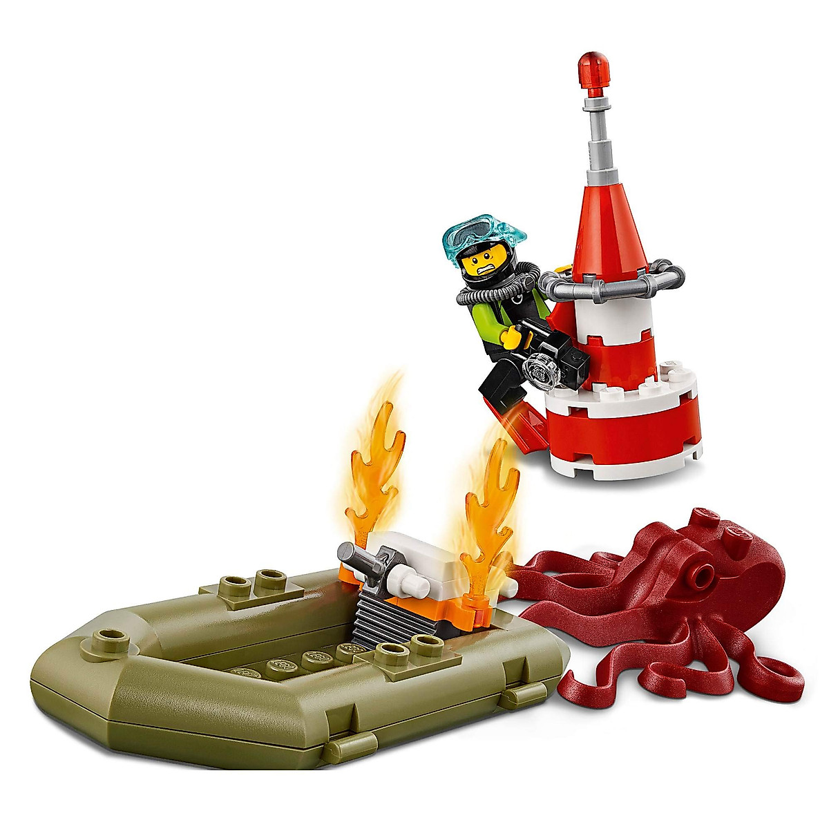 LEGO City Coast Guard 4 x 4 Response Unit 60165 Building Kit (347 Piece)