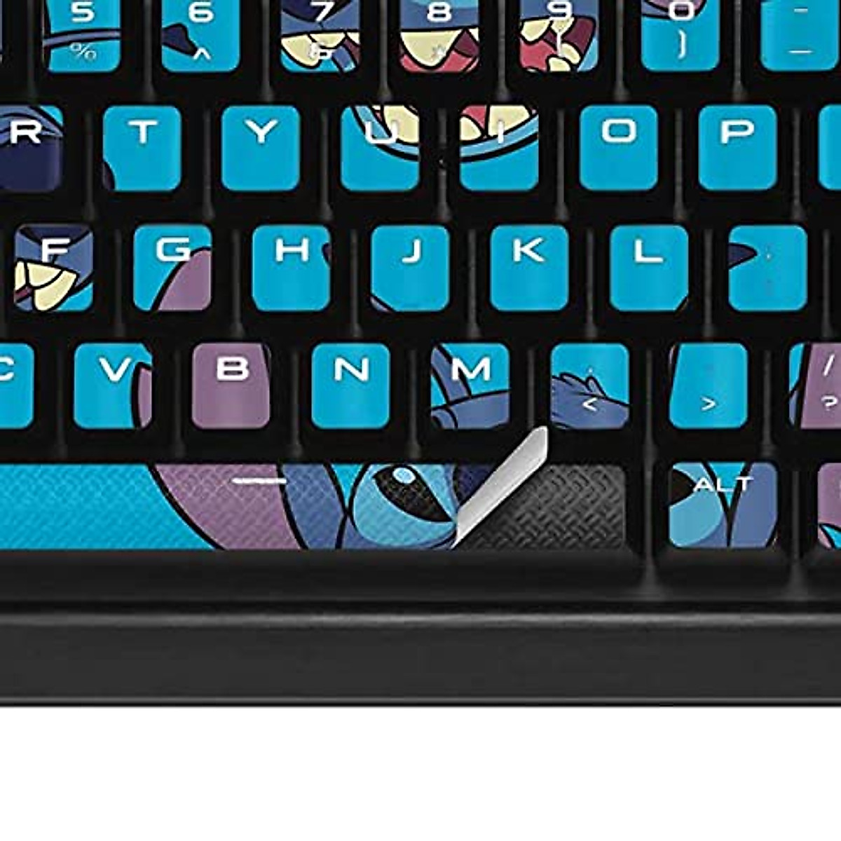 Skinit Decal Other Skin Compatible with K95 RGB Platinum Mechanical Gaming Keyboard - Officially Licensed Disney Lilo and Stitch Face Expression Pattern Design