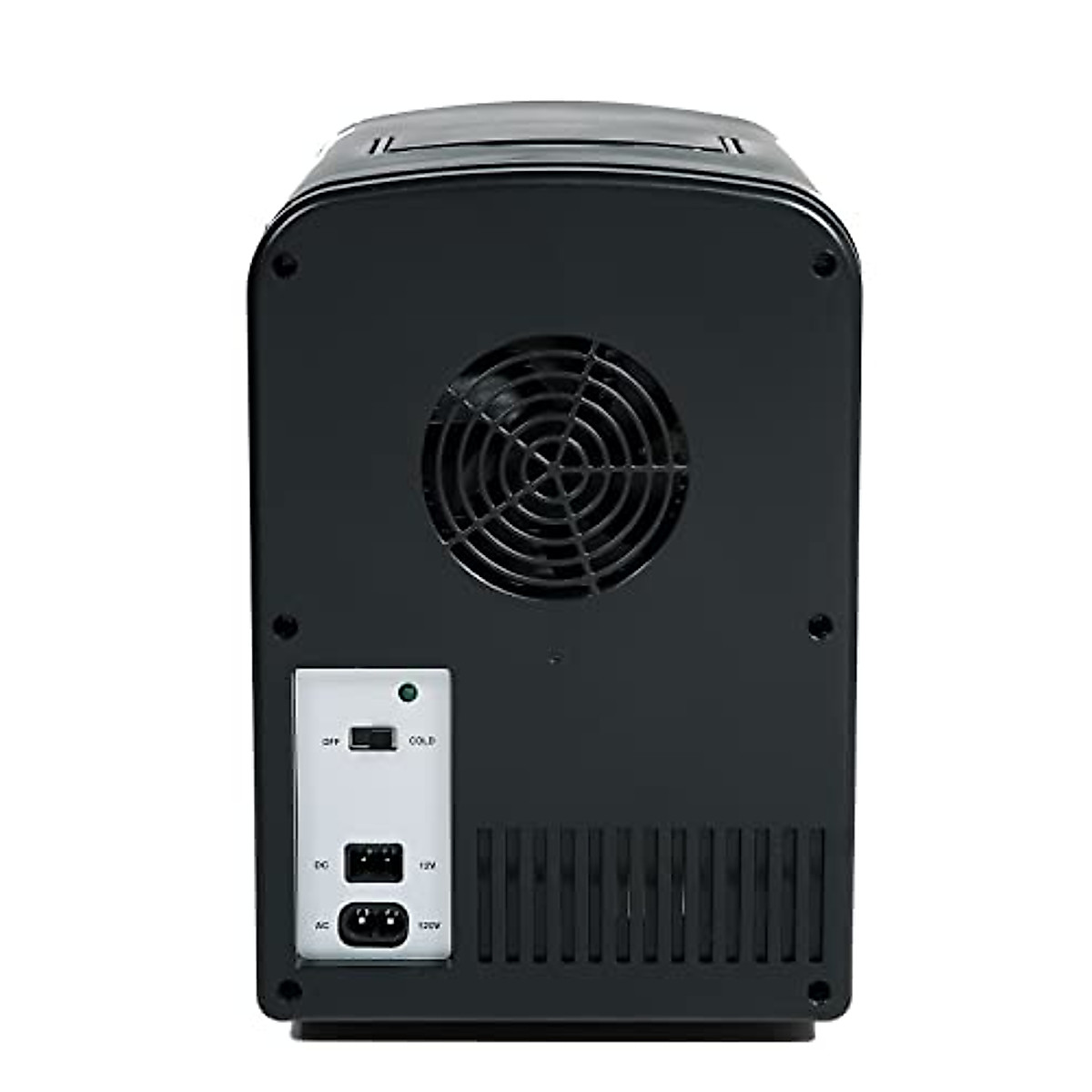 Frigidaire EFMIS175-BLACK Portable Mini Fridge-Retro Extra Large 9-Can Travel Compact Refrigerator, Black, 6 Liters