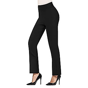 Hybrid Womens Business Millennium Slim Bootcut Skinny Pants P44972BL Black XL