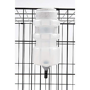 Lixit Top Fill NO-Drip Water Bottles for Dogs. (44 FL Oz (Pack of 1), White)