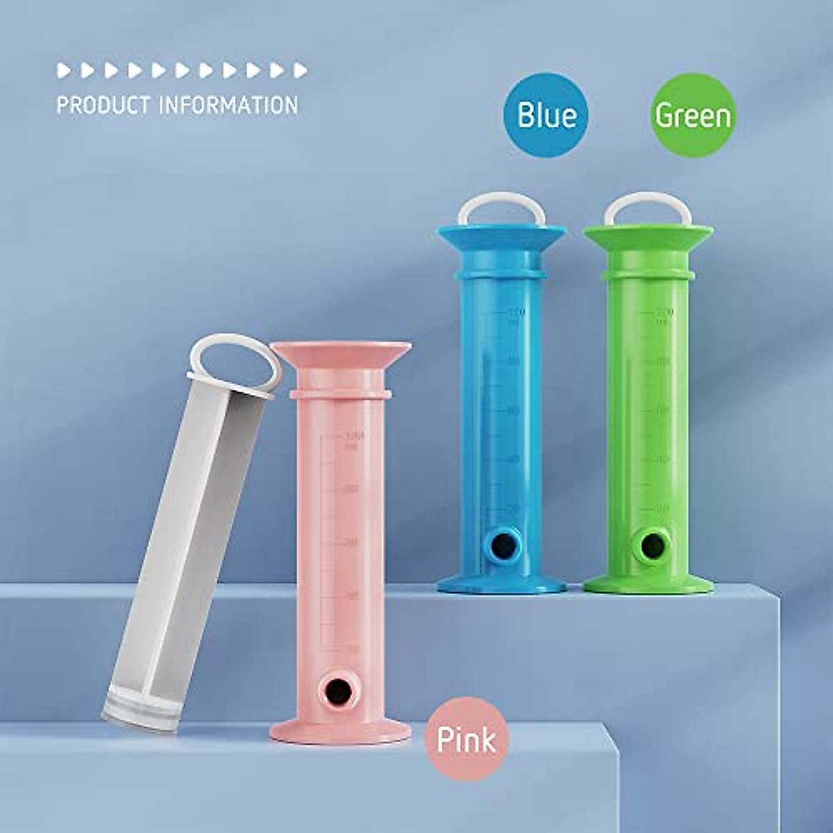 7 PCS Kit Baby Food Pouch Maker, Toddler Fruit Squeeze Puree Filler for Kids, Pure Color Pouches (Green)