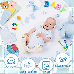 Mepase 5 Pairs Knee High Toddler Grip Socks Non Slip Baby Crawling Socks Anti Skid Crawling Newborn Socks for Boy Girl Infant, 5 Colors