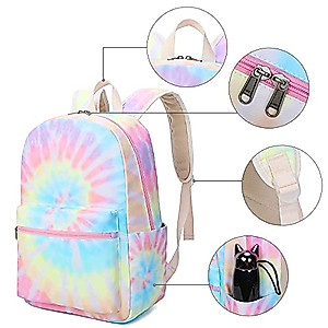 CAMTOP Girls Backpack with Lunch Box set Teen Backpack for School Bookbag