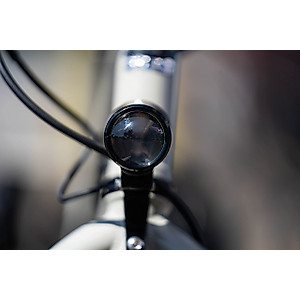 Portland Design Works | Kepler E-bike Headlight | Bosch E-bike System Plug and Play, Black, Fits e-bikes with fork crown hole for mounting