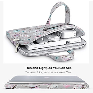 Laptop Shoulder Bag 13 13.3 14 Inch Case Compatible with MacBook Pro 14 2025-2021 M4/M3/M2/M1, Mac Air/pro 13-13.3 Inch and Most Popular 13-14 Notebooks,Spill-Resistant Briefcase,Butterfly