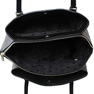 Kate Spade New York MONET LARGE TRIPLE COMPARTMENT TOTE Women's Leather Handbag (black)