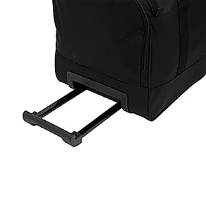 Wrangler Dobson Collection Featuring Backpacks for Travel and Leisure, Black, 22" Rolling Duffel