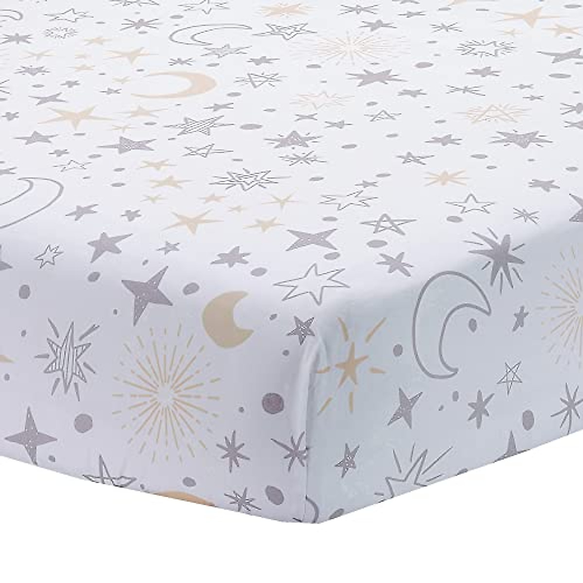 Lambs & Ivy Goodnight Moon 3-Piece Celestial Nursery Baby Crib Bedding Set