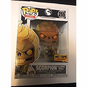 Funko Pop! Games Mortal Kombat X Scorpion #255 (Flaming Skull)