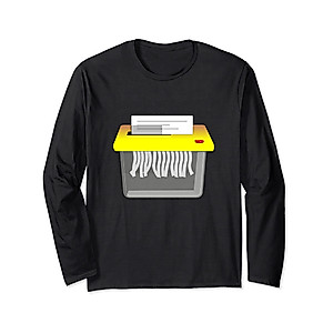 Paper Shredder Long Sleeve T-Shirt