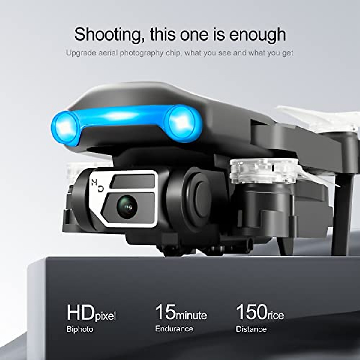 ZZKHGo Drone with Camera for Adults 4K - 4K HD FPV Camera Drones with Carrying Case, Foldable Remote Control Toys Small Drones for Kids, One Key Start, Altitude Hold, Headless Mode