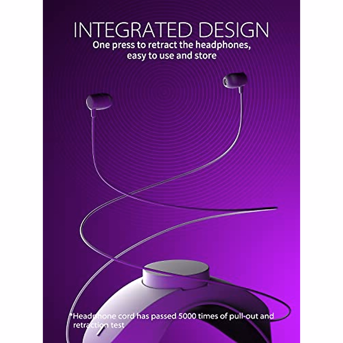 DESTEK QH1 Face Pressure-Free Head Strap, Compatible with Meta/Oculus Quest 2 | Includes Retractable Headphones, VR Accessories for Comfort Play