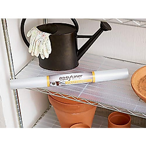 Duck Brand Clear Classic Easy Liner Shelf Liner, Non-Adhesive, Clear, 24 Inches x 10 Feet