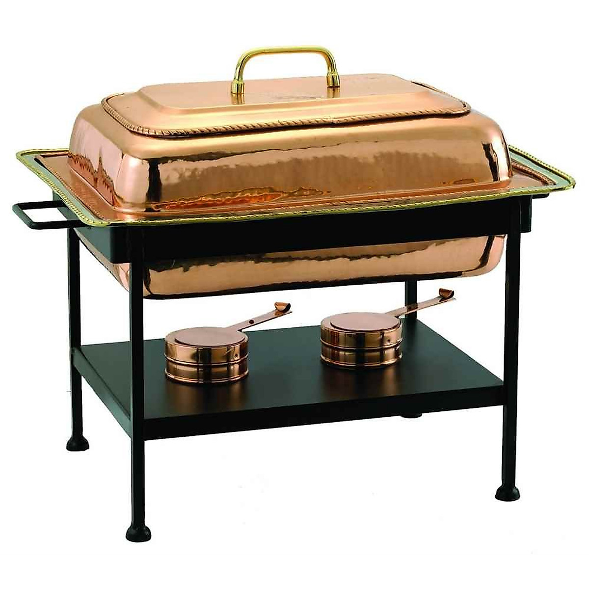 Old Dutch Rectangular Décor Chaffind Chaffing Dish, copper
