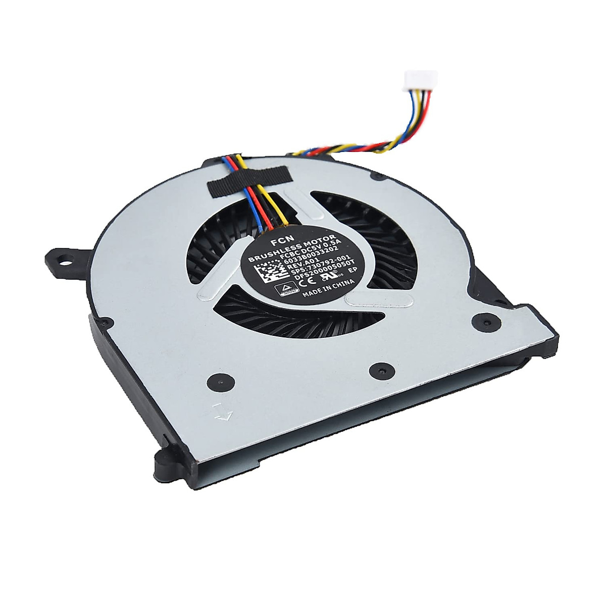 Replacement CPU Cooling Fan for HP Elitebook 840 850 G1 G2, Elitebook 740 745 755 G1 G2, ZBook 14 G1 G2 Series Laptop P/N:730792-001 KSB0805HB KSB0805HB-CM23 6033B0033202